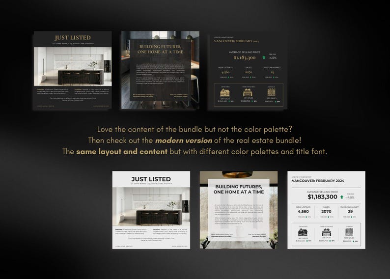 300 Real Estate Instagram Templates | Luxury Realtor Templates | Real ...