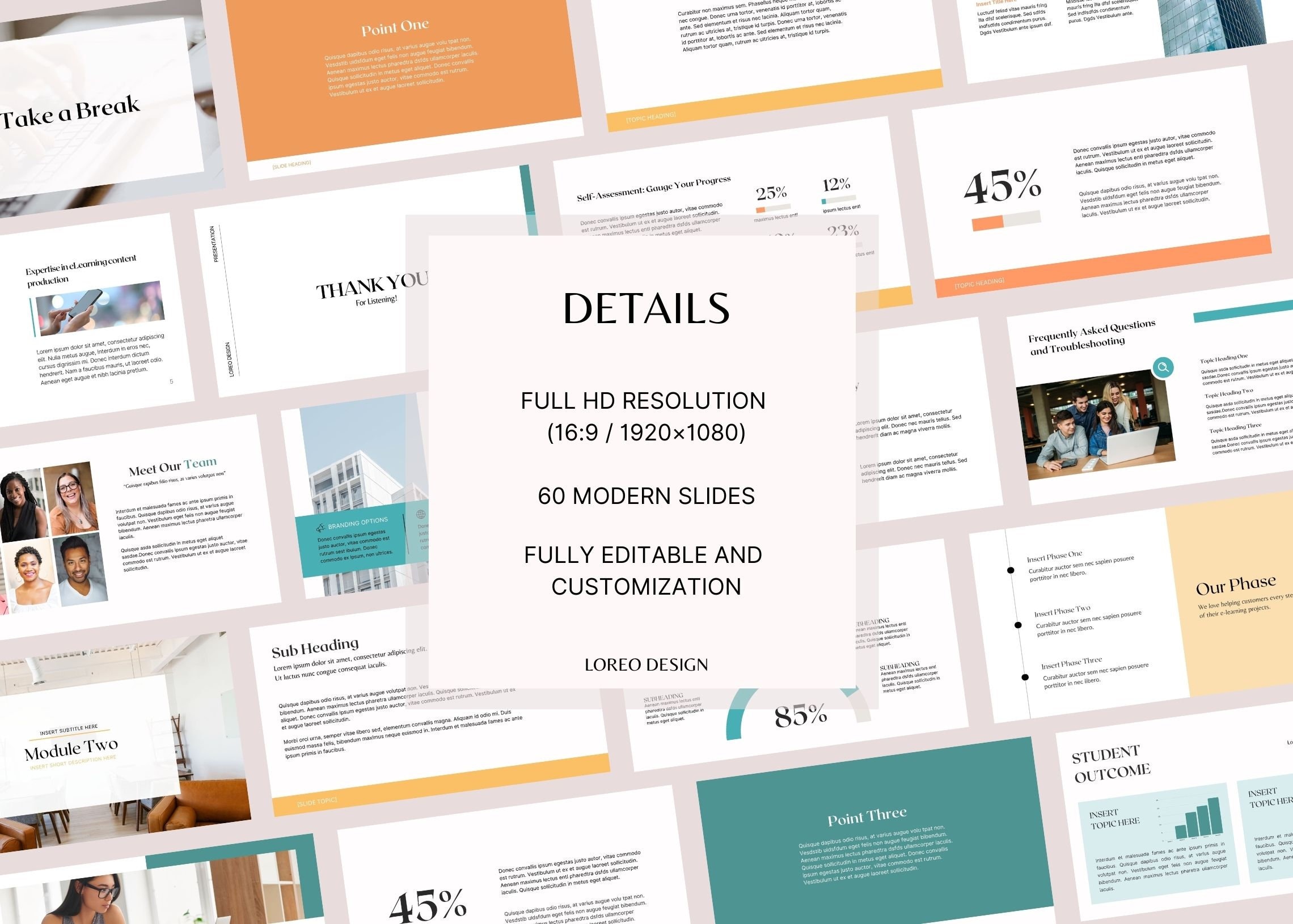 Minimal Modern Powerpoint Presentation Template | Presentation PPT Project | Canva Presentation ...
