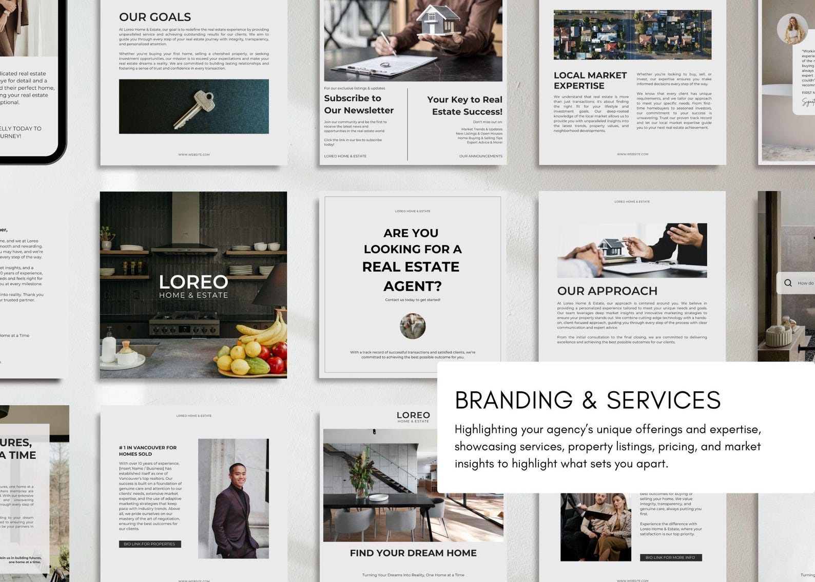 300 Real Estate Instagram Templates Real Estate Agent Modern Realtor ...