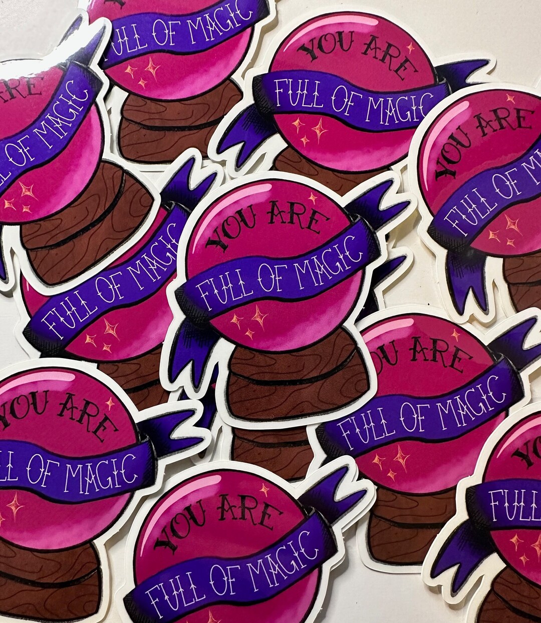 Magic Sticker You Are Full of Magic Crystal Ball Sticker - Etsy
