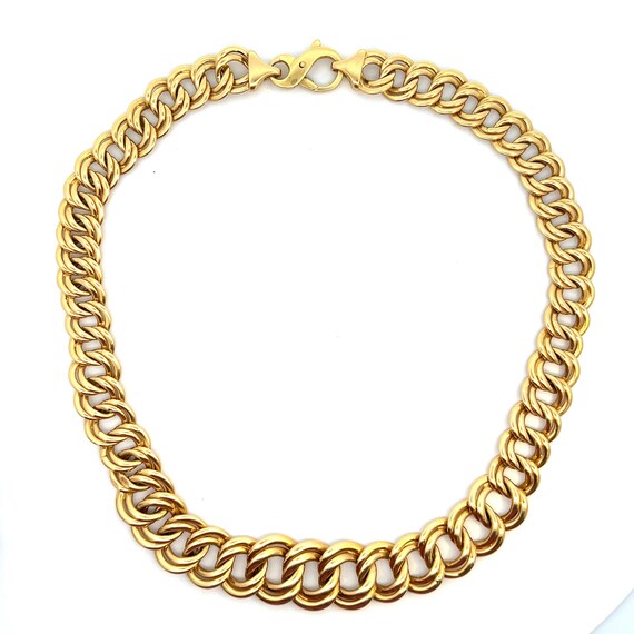 Vintage Graduated 18k Gold Chain - Gem