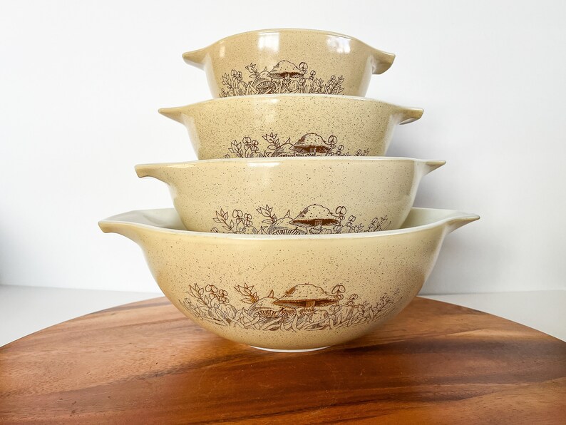 Pyrex Forest Fancies Cinderella Bowls Complete Set of Vintage - Etsy