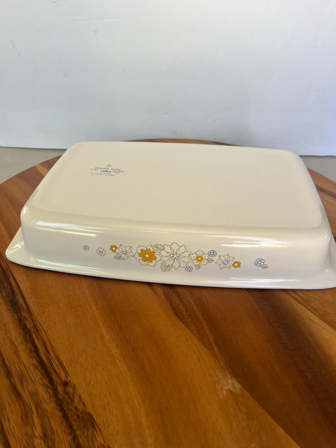 Vintage Corning Ware Roaster Casserole Dish P-332 Floral Bouquet With ...