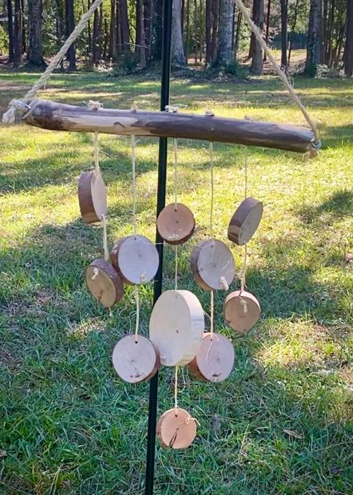 Reclaimed Wood Silent Wind Chime - Etsy