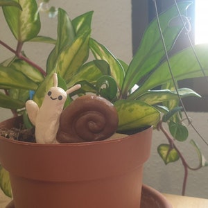 Adventure Time Happy Snail - Cute Clay Figurine Fan Art - Customizable ...