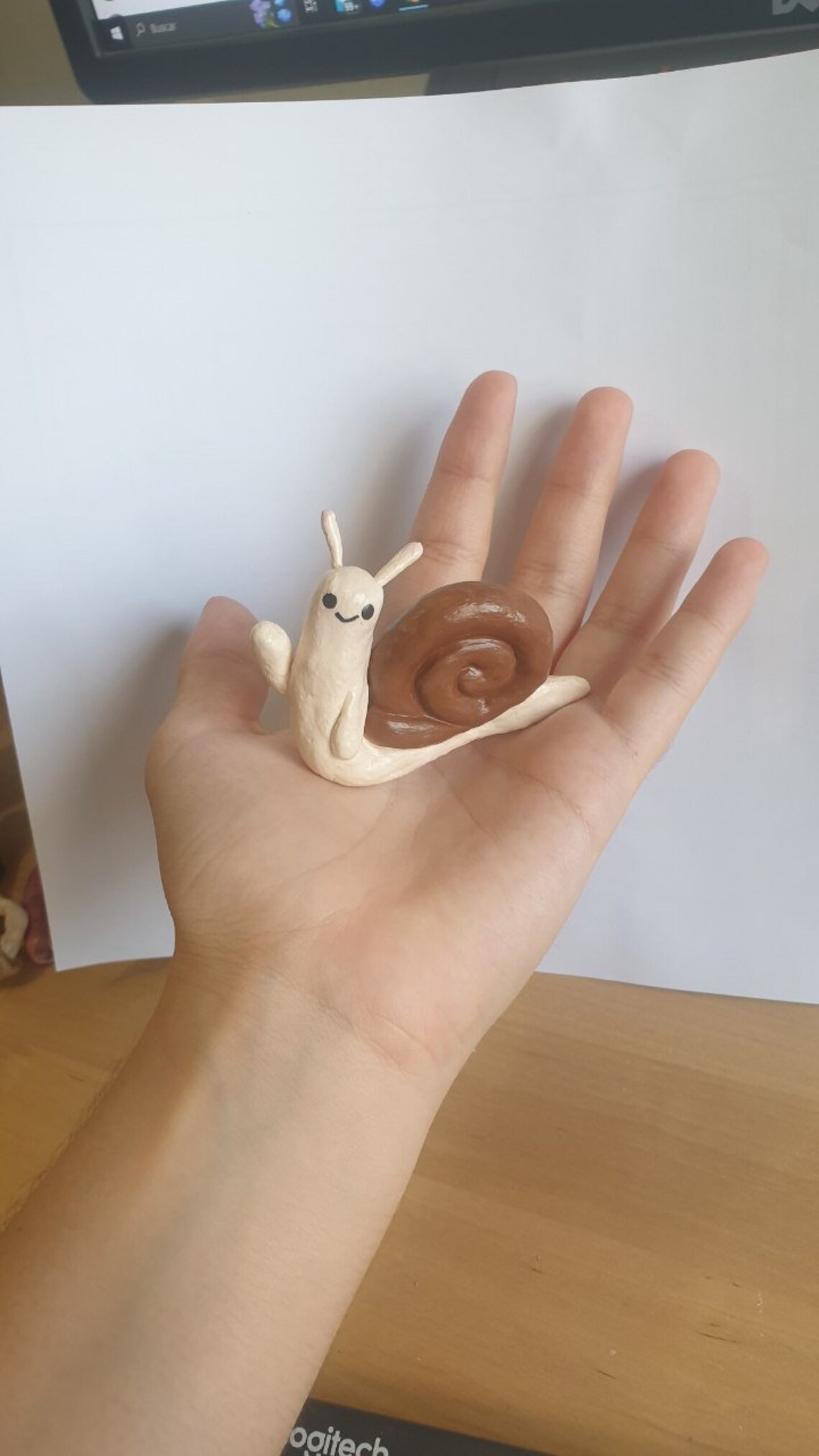 Adventure Time Happy Snail - Cute Clay Figurine Fan Art - Customizable ...