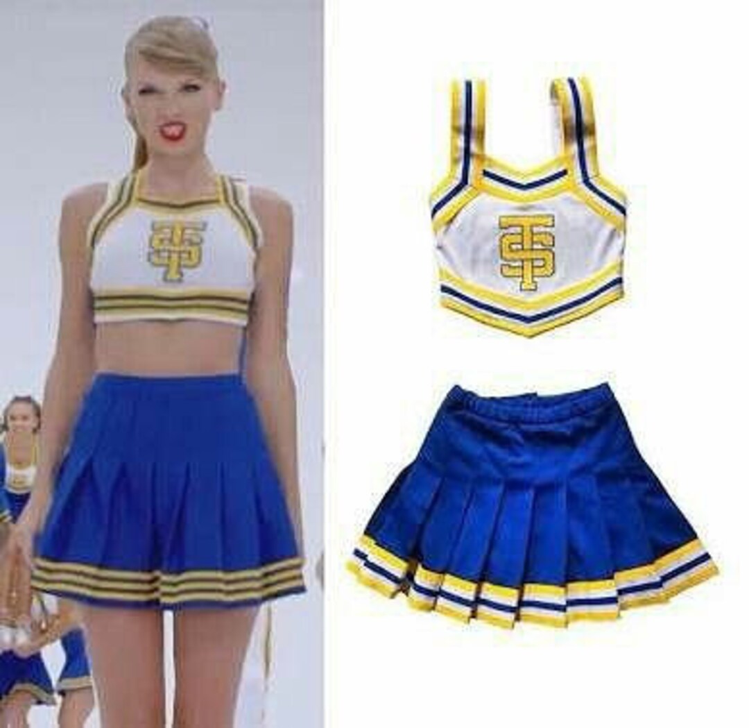 Taylor Swift Shake It off Cosplay Cheerleader Crop - Etsy UK
