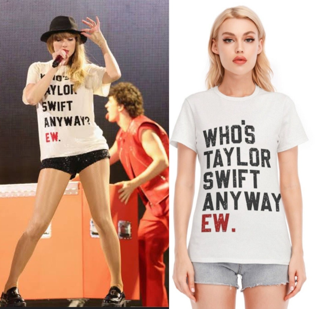 Taylor Swift Who's Taylor Swift Anyway Ew. Red Era Cosplay Costume T ...