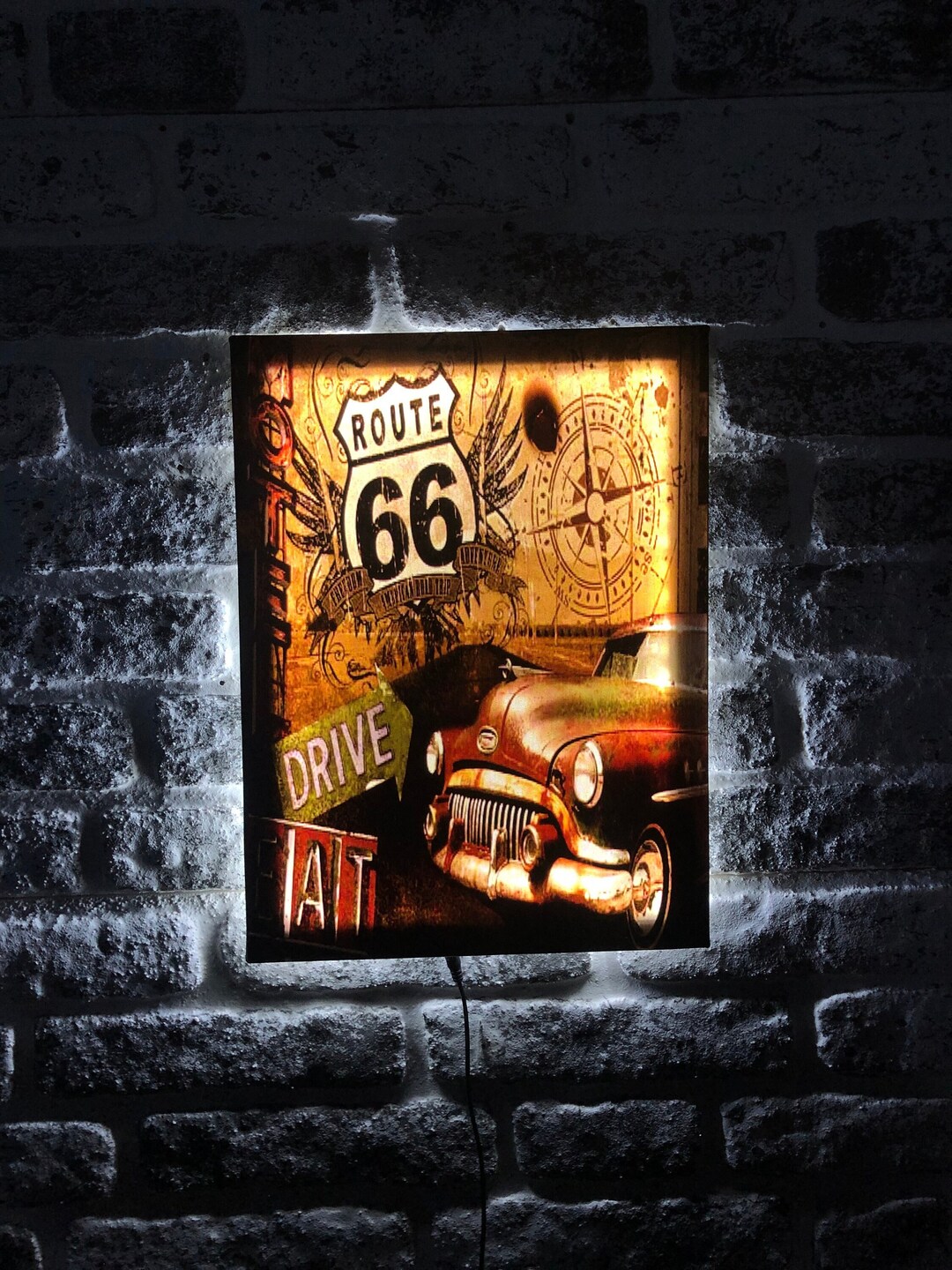 Route 66 Art Print, Route 66, Route 66 Wall Decor, Route 66 Print ...
