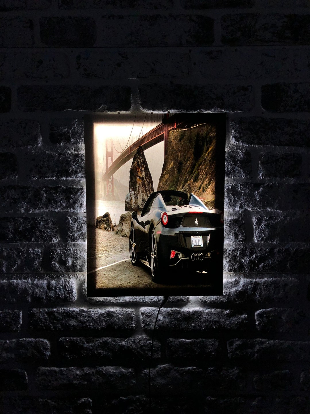 Ferrari Led Sign, Ferrari Wall Art, Ferrari Fans Led Light, Gifts for ...