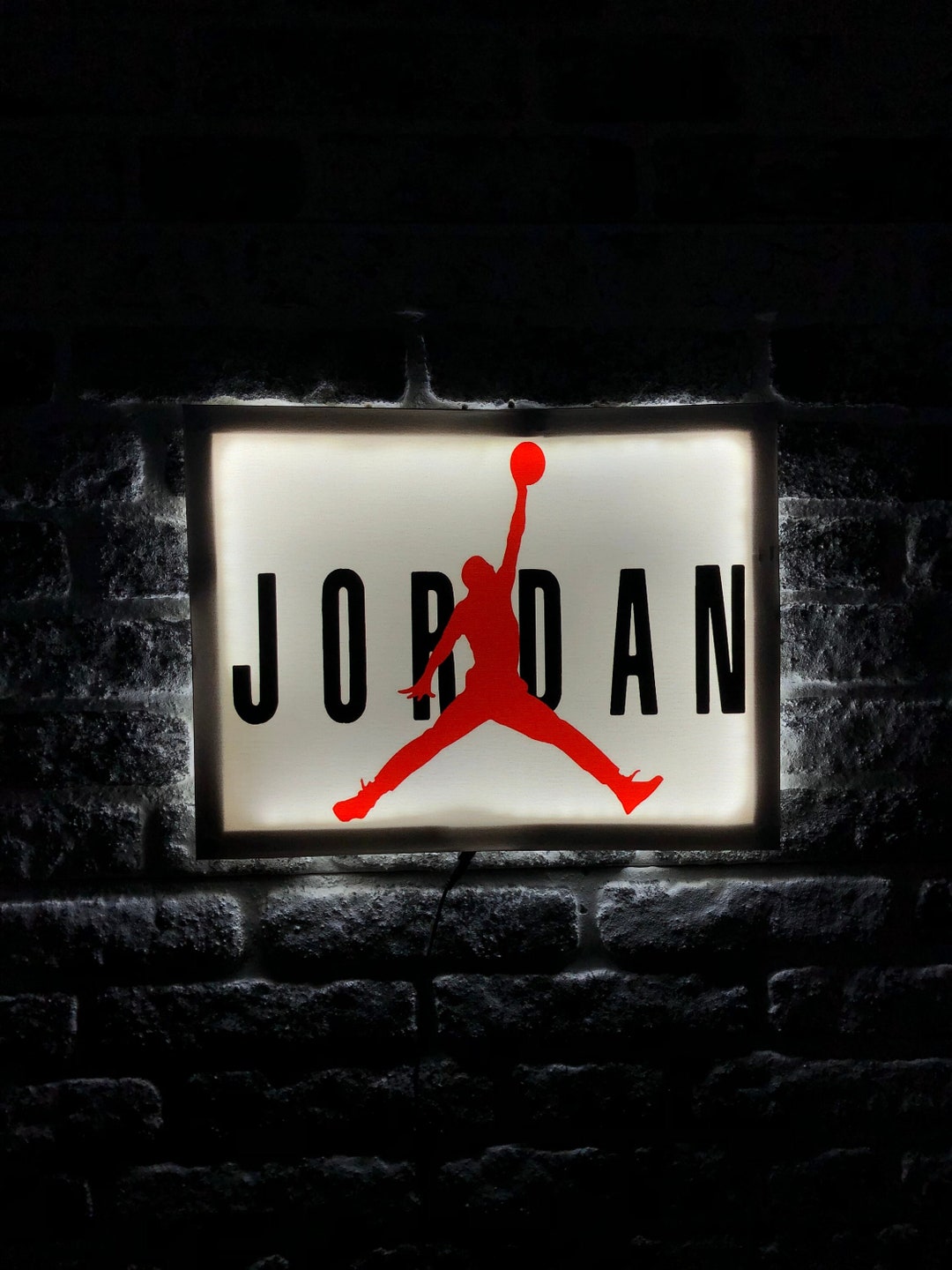 Jordan Led Sign, Michael Jordan Jumpman Lighted Sign Wall Decor, Gifts ...