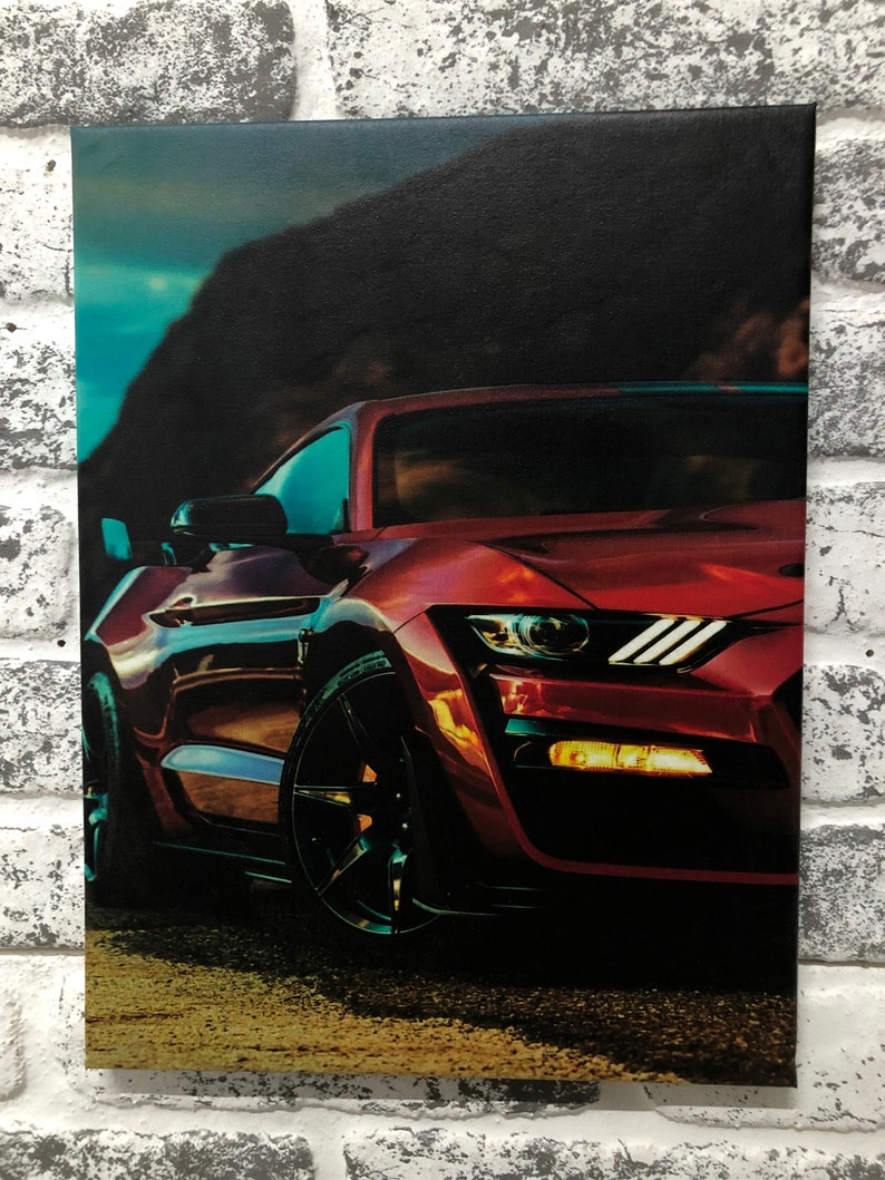 Ford Mustang Led Sign, Ford Mustang Garage Lighted Wall Decor, Mustang ...