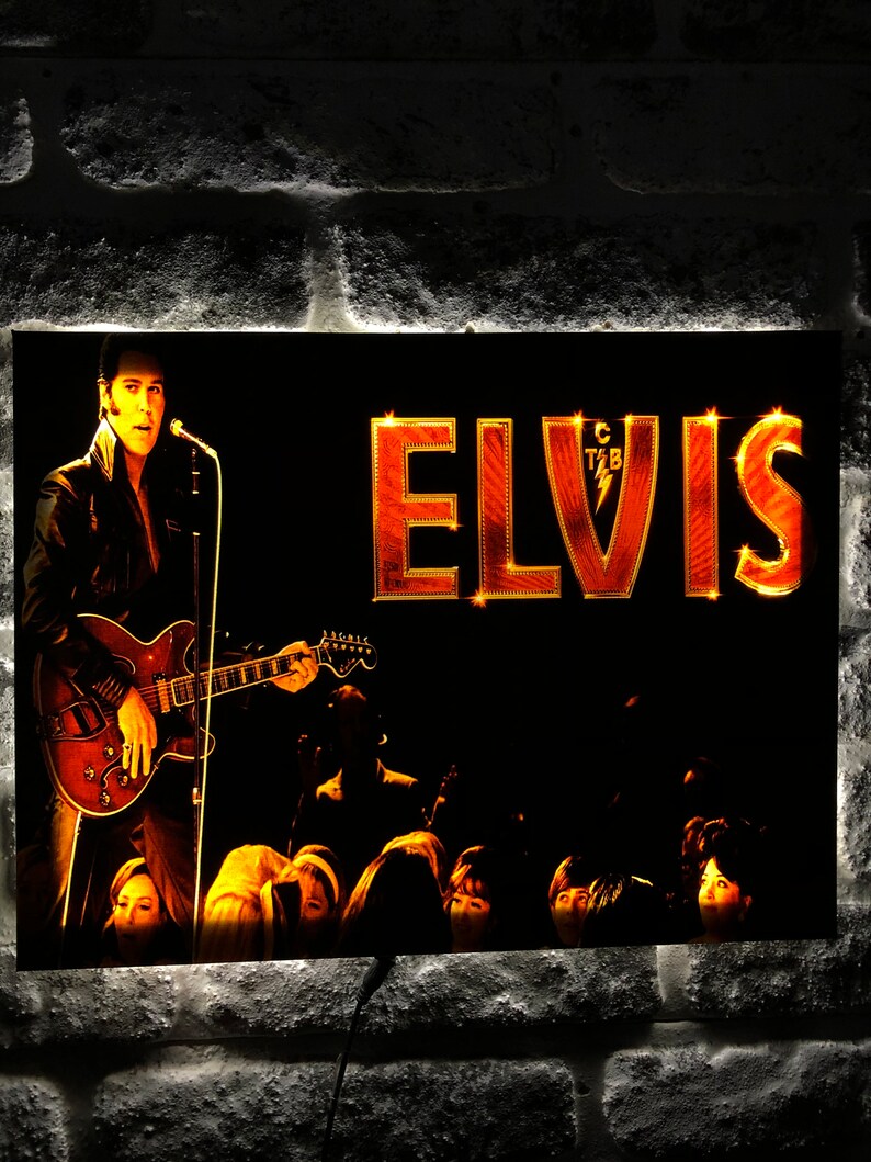 Elvis Led Sign, Elvis Presley Led Light, Handmade Led Sign, Christmas ...
