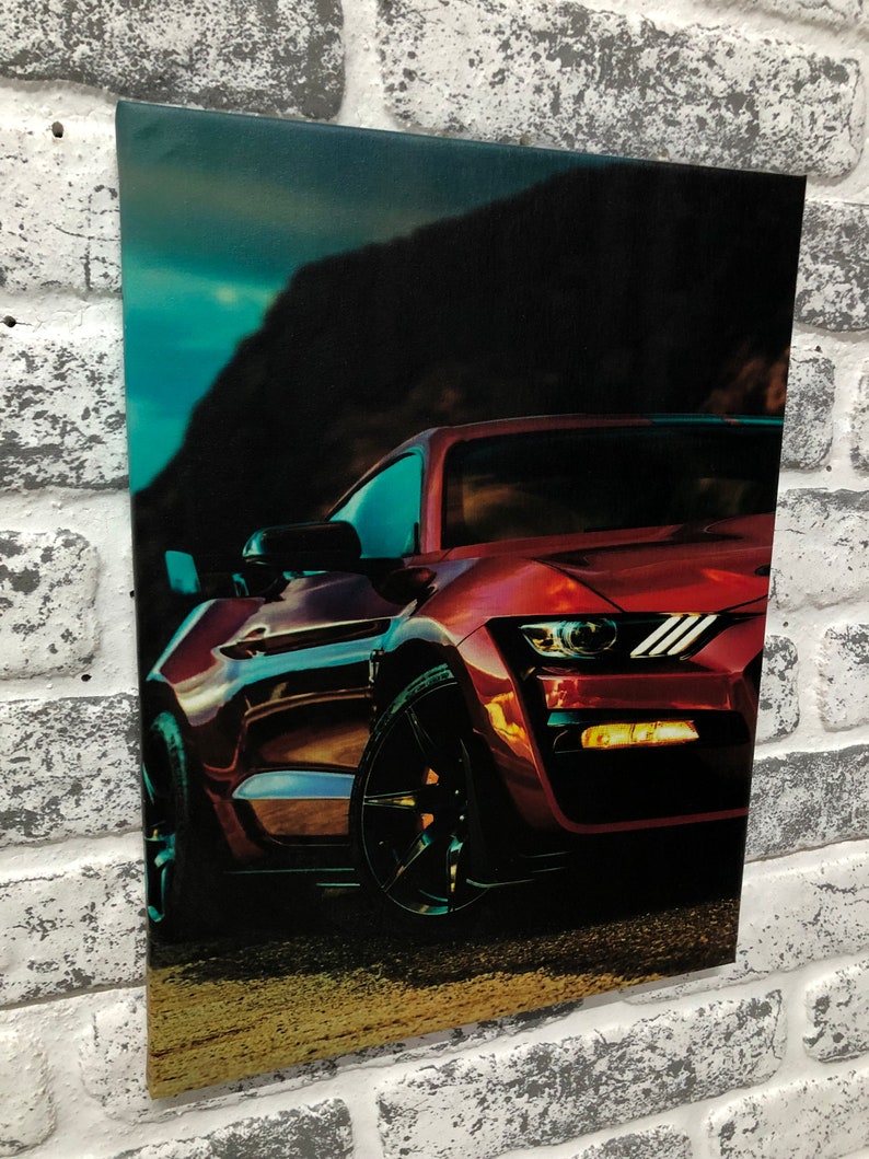 Ford Mustang Led Sign, Ford Mustang Garage Lighted Wall Decor, Mustang ...