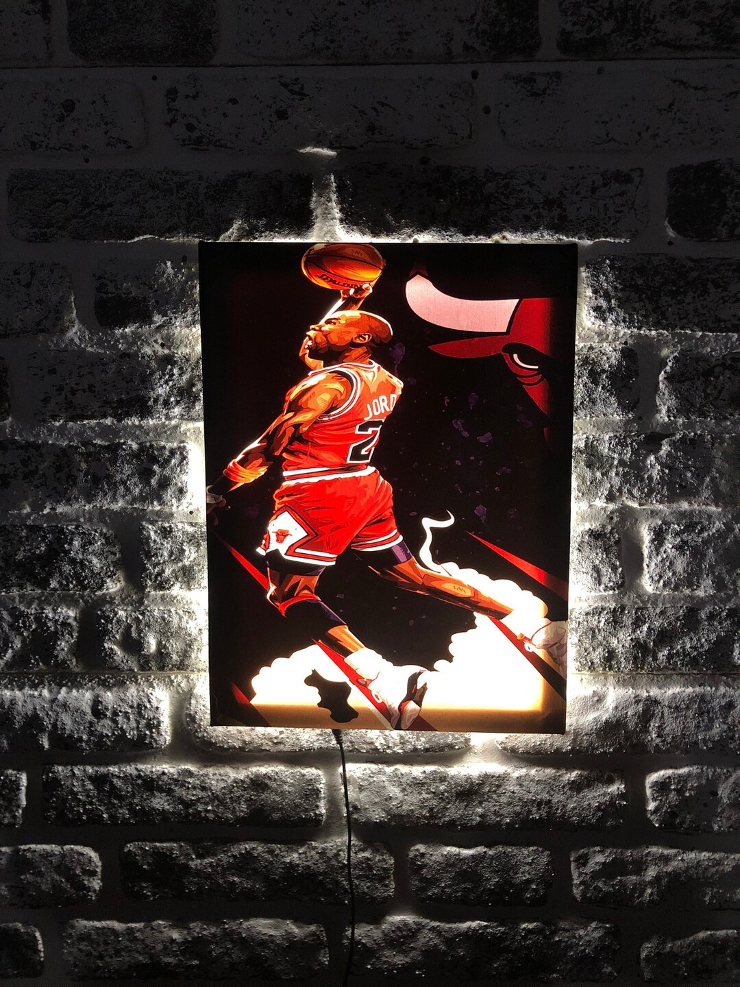 Jordan Led Sign, Michael Jordan Lighted Sign Wall Decor, Gifts for Him ...