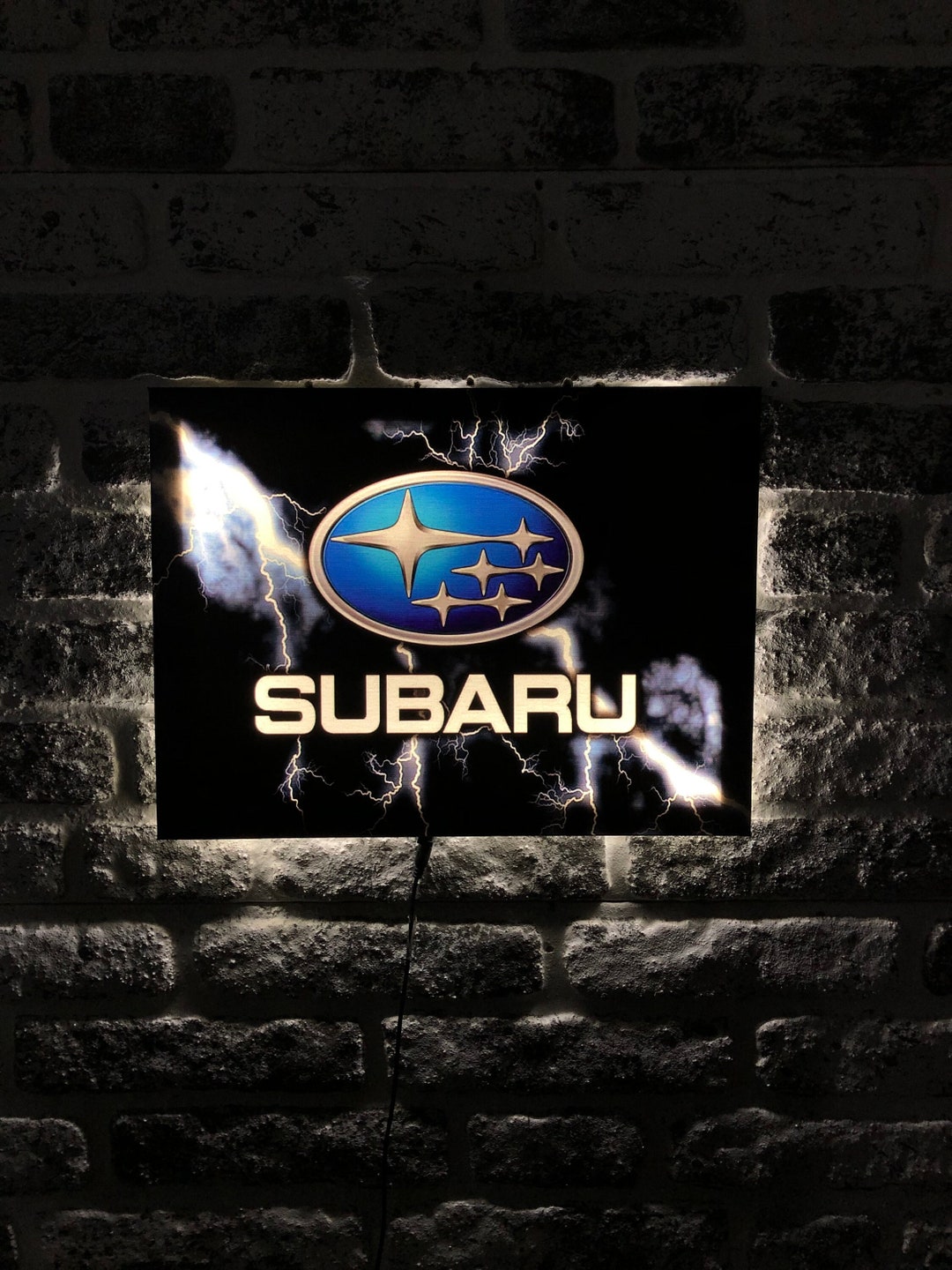 Subaru Led Sign, Subaru Wall Art, Handmade Led Sign, Christmas Gift ...