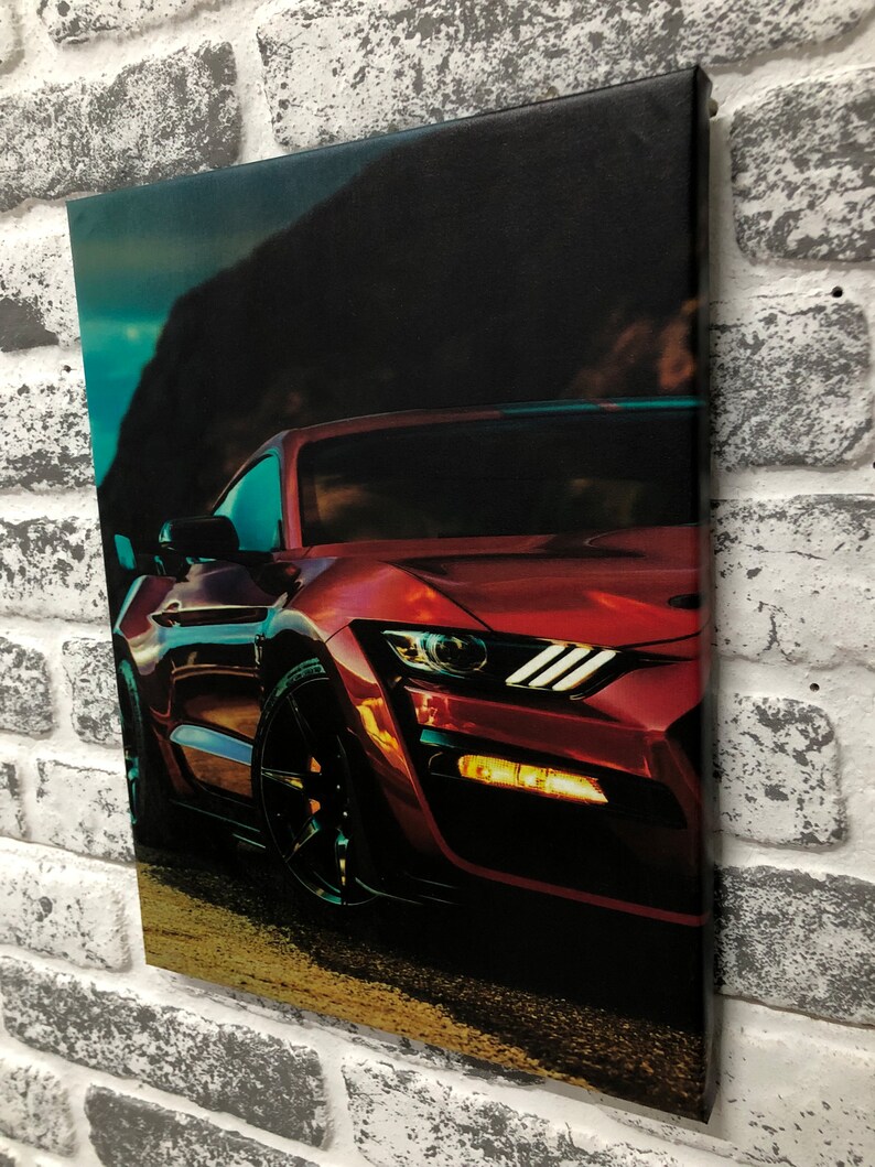 Ford Mustang Led Sign, Ford Mustang Garage Lighted Wall Decor, Mustang ...