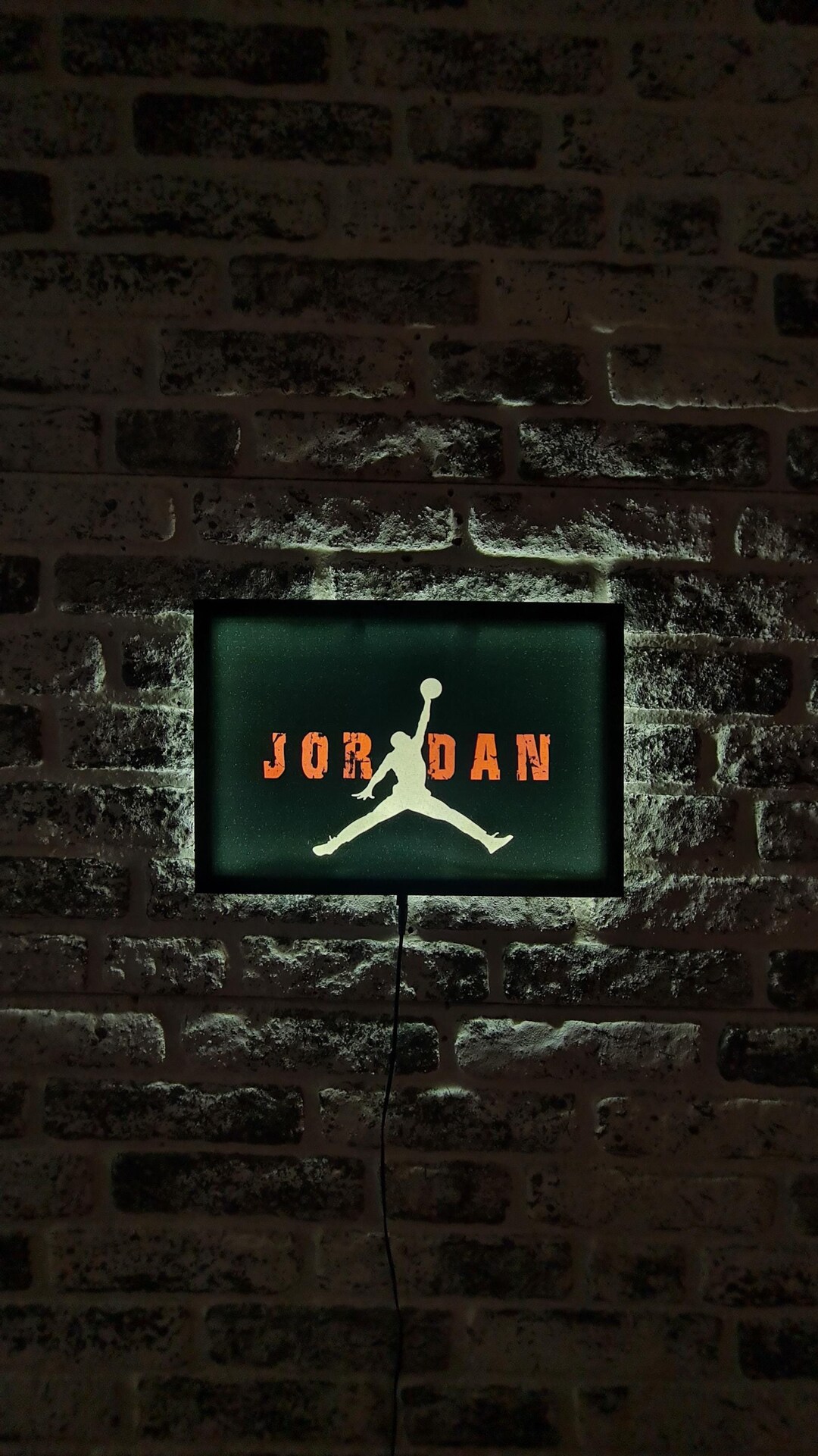 Jordan Led Sign Michael Jordan Basketball Fans Led Light Lighted Wall ...