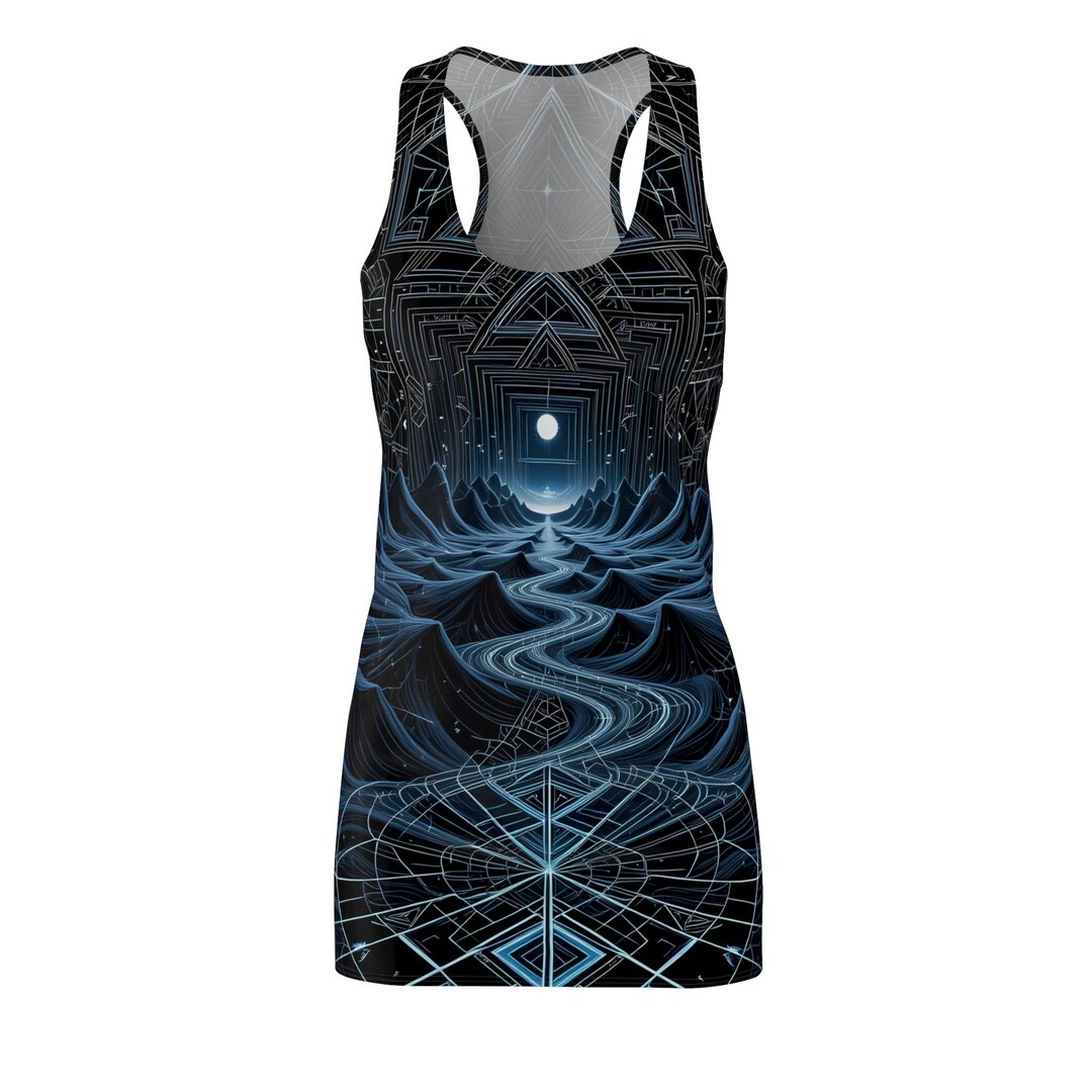 Sacred Geometry Racerback Dress, Boho Festival Outfit - Etsy
