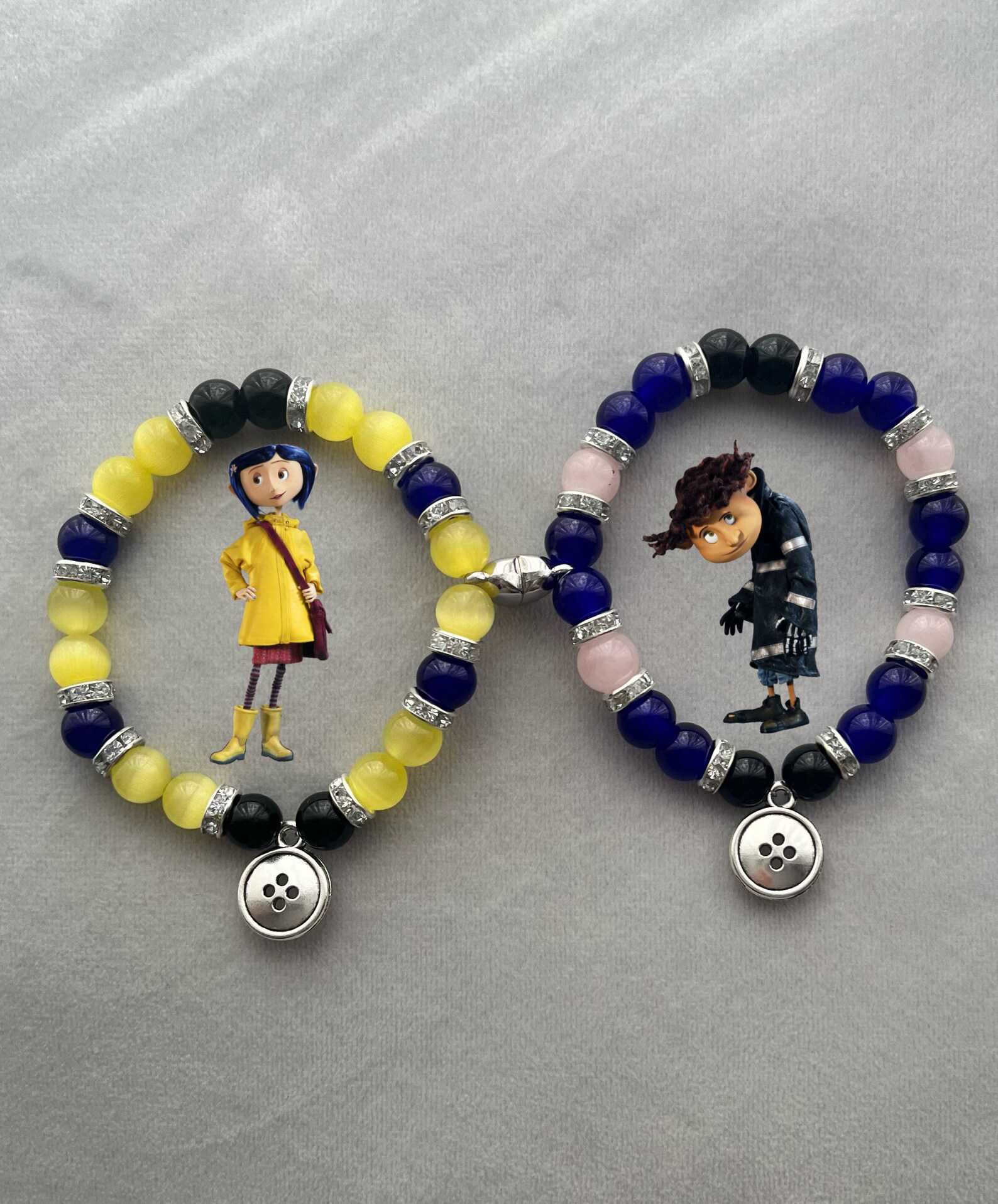 Matching Coraline and Wybie Bracelets - Etsy