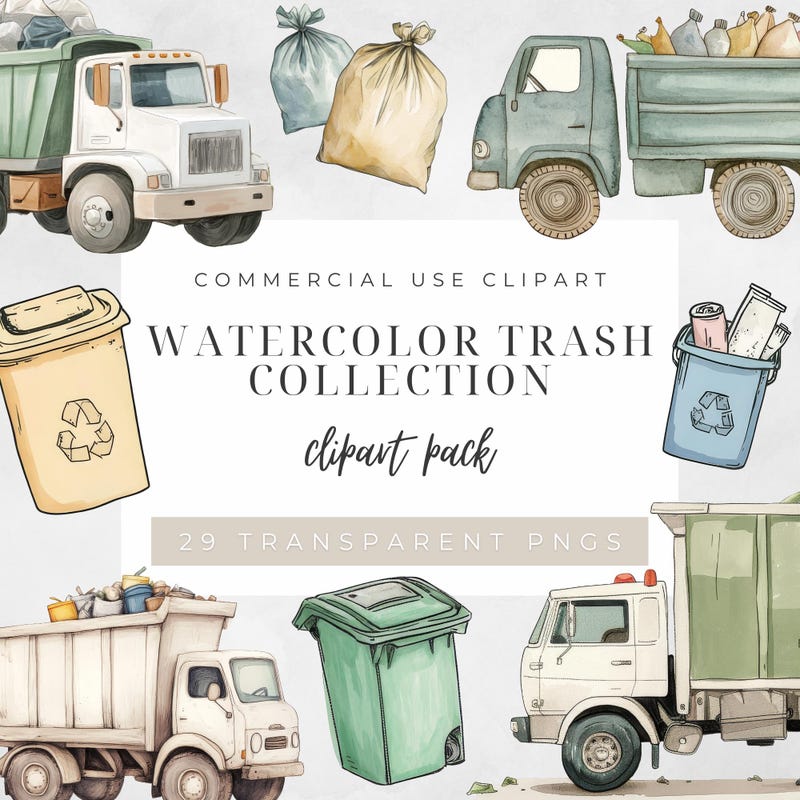 Recycle and Trash Clips - Etsy