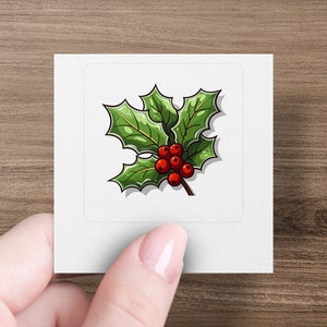 Christmas Stickers Festive Cheer Adorable Holiday Joy Enchanting ...
