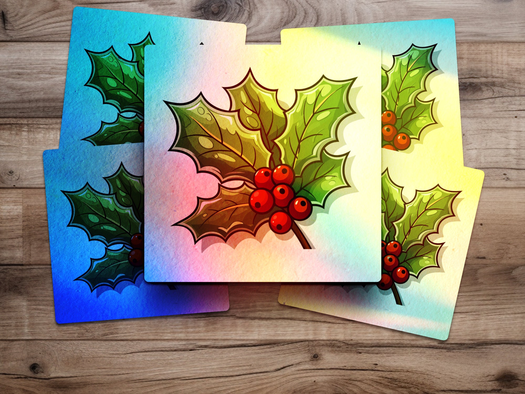 Christmas Stickers Festive Cheer Adorable Holiday Joy Enchanting ...