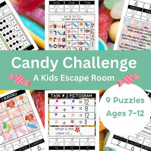 Escape Room for Kids - Candy Challenge - Ages 7-12 - Etsy