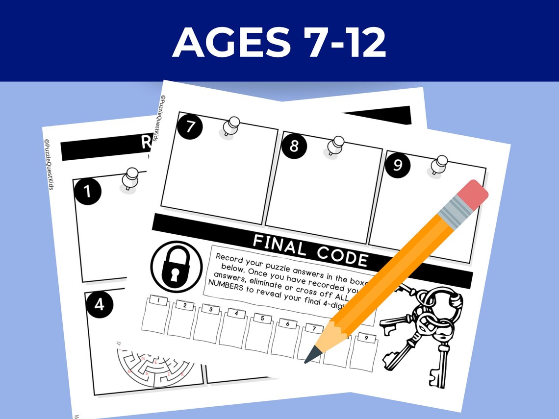 Escape Room for Kids - Winter Break Escape - Ages 7-12 - Etsy