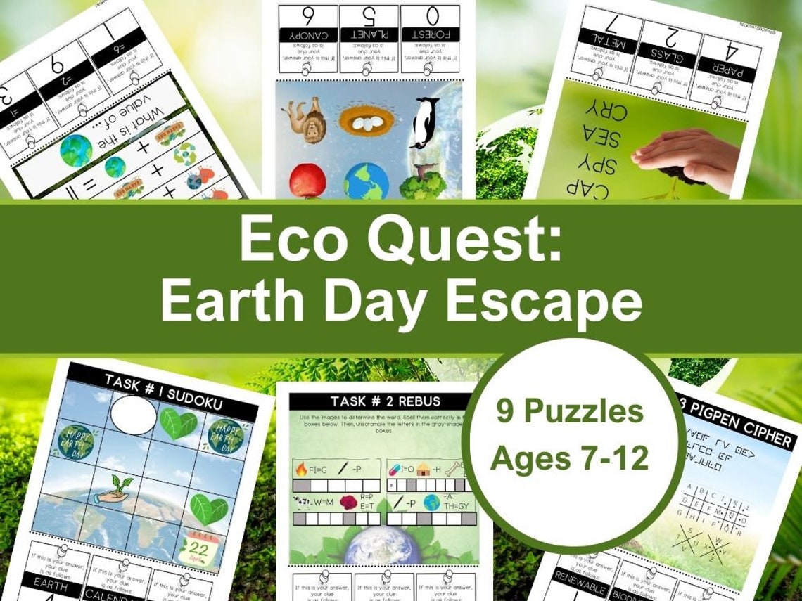 Escape Room for Kids - Eco Quest: Earth Day Escape! - Kids Escape Room ...
