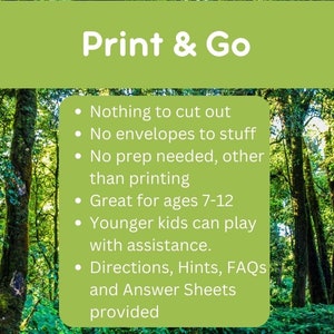 Escape Room for Kids - Jungle Adventure - Ages 7-12 - Etsy