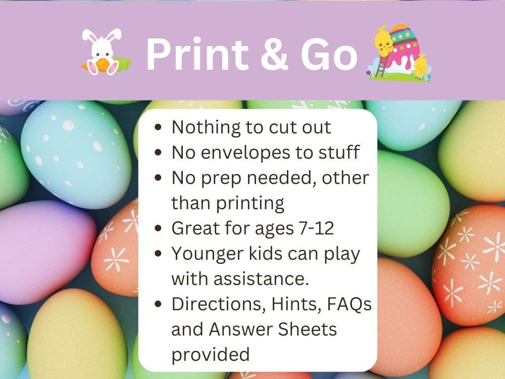 Escape Room for Kids - Easter Egg Adventure - Easter Escape Room - Kids ...