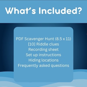 Winter Scavenger Hunt for Kids - Operation Frosty Rescue - Ages 6-13 - Etsy