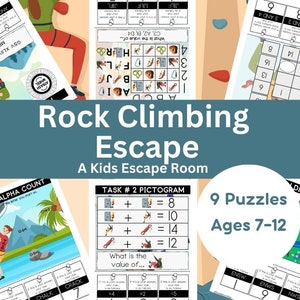 Escape Room for Kids - Rock Climbing Escape - Ages 7-12 - Etsy