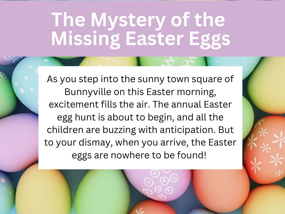 Escape Room for Kids - the Mystery of the Missing Easter Eggs - Easter ...