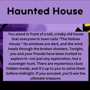 Kids Scavenger Hunt - Haunted House Scavenger Hunt - Home Edition ...