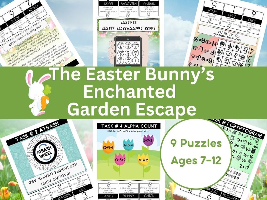 Escape Room for Kids - the Easter Bunny's Enchanted Garden Escape ...