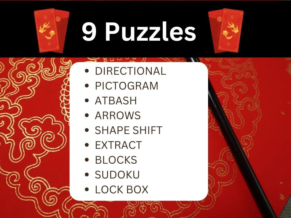 Escape Room for Kids - Lunar New Year Adventure - Chinese New Year ...