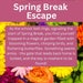 Spring Break Escape Room: Kids Printable Puzzle Game (ages 7-12) - Etsy