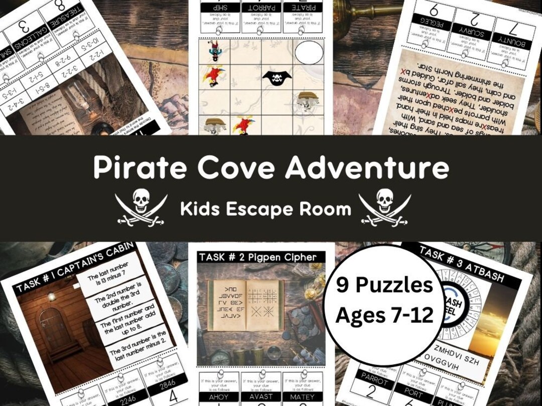 Escape Room for Kids - Pirate Cove Adventure - Kids Escape Room ...