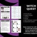 Witch Quest Escape Room for Kids: Halloween Puzzle Game (PDF) - Etsy