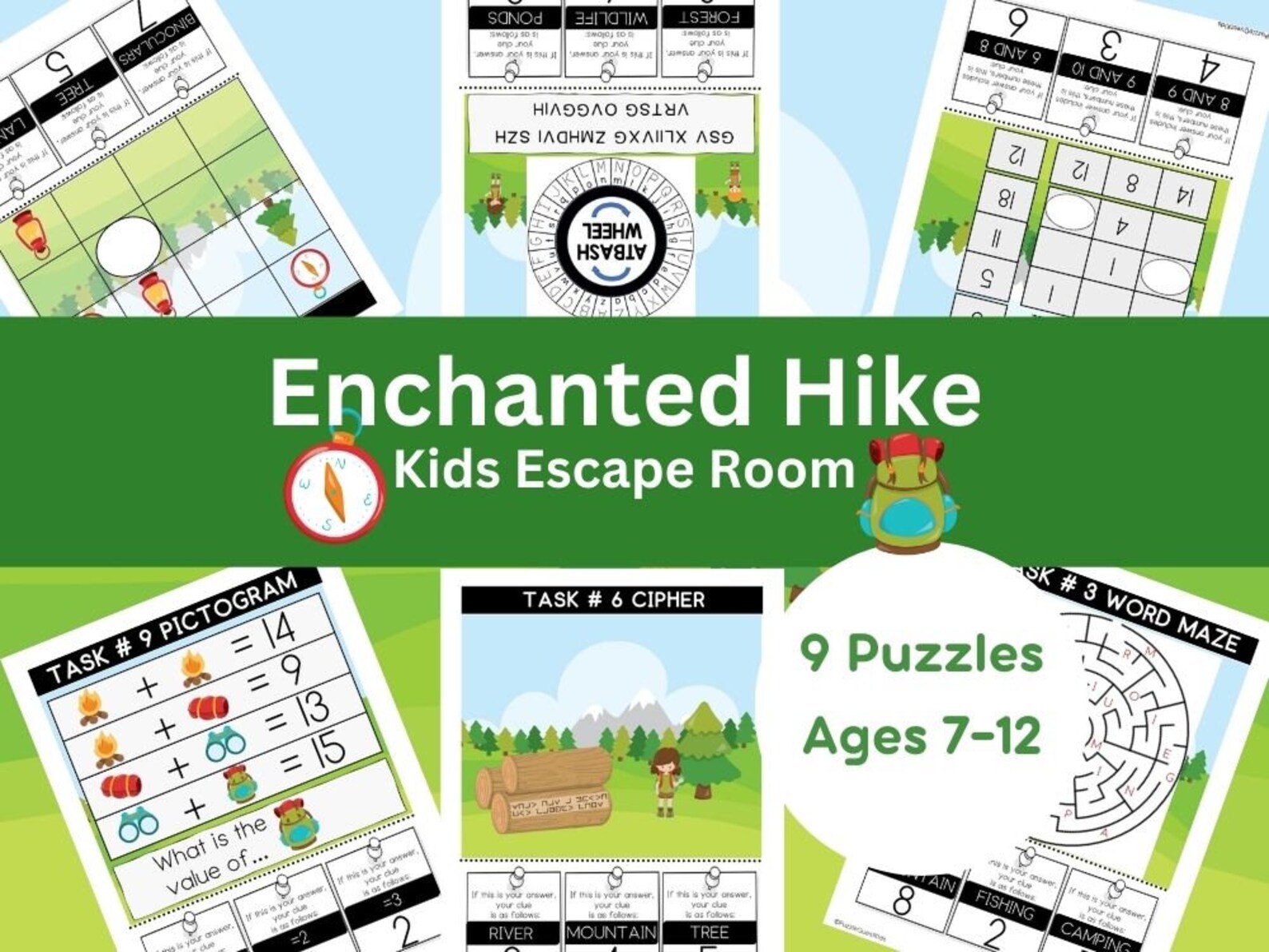 Escape Room for Kids - Enchanted Hike - Ages 7-12 - Etsy