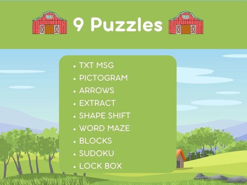 Escape Room for Kids - Horse Haven Adventure - Ages 7-12 - Etsy