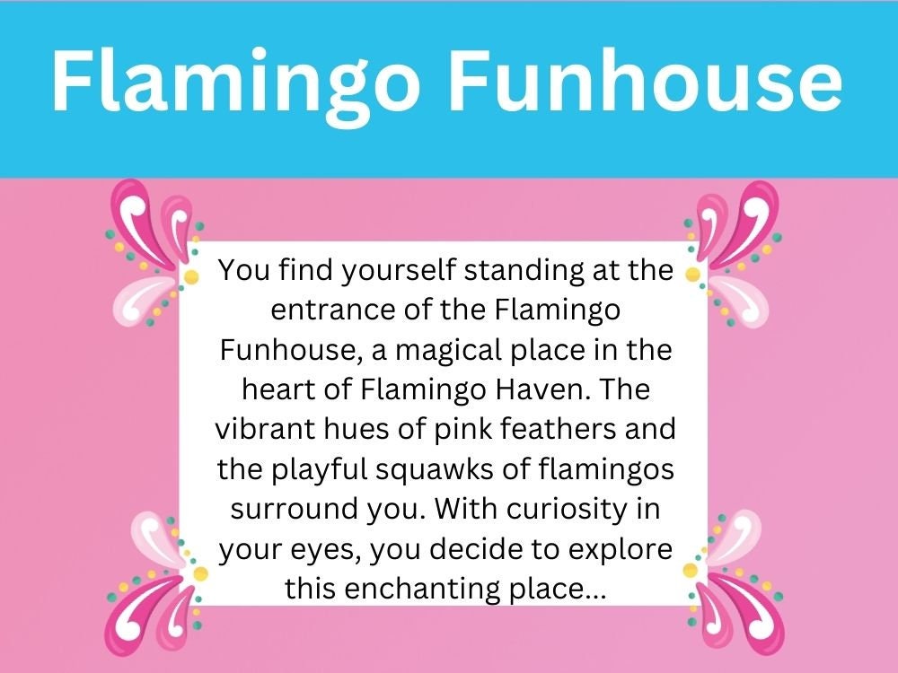 Escape Room for Kids - Flamingo Funhouse - Flamingo Escape Room - Ages ...