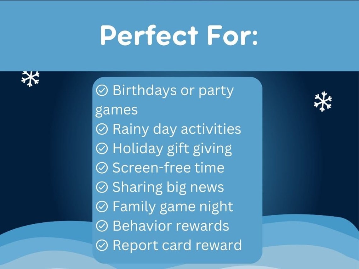 Winter Scavenger Hunt for Kids - Operation Frosty Rescue - Ages 6-13 - Etsy