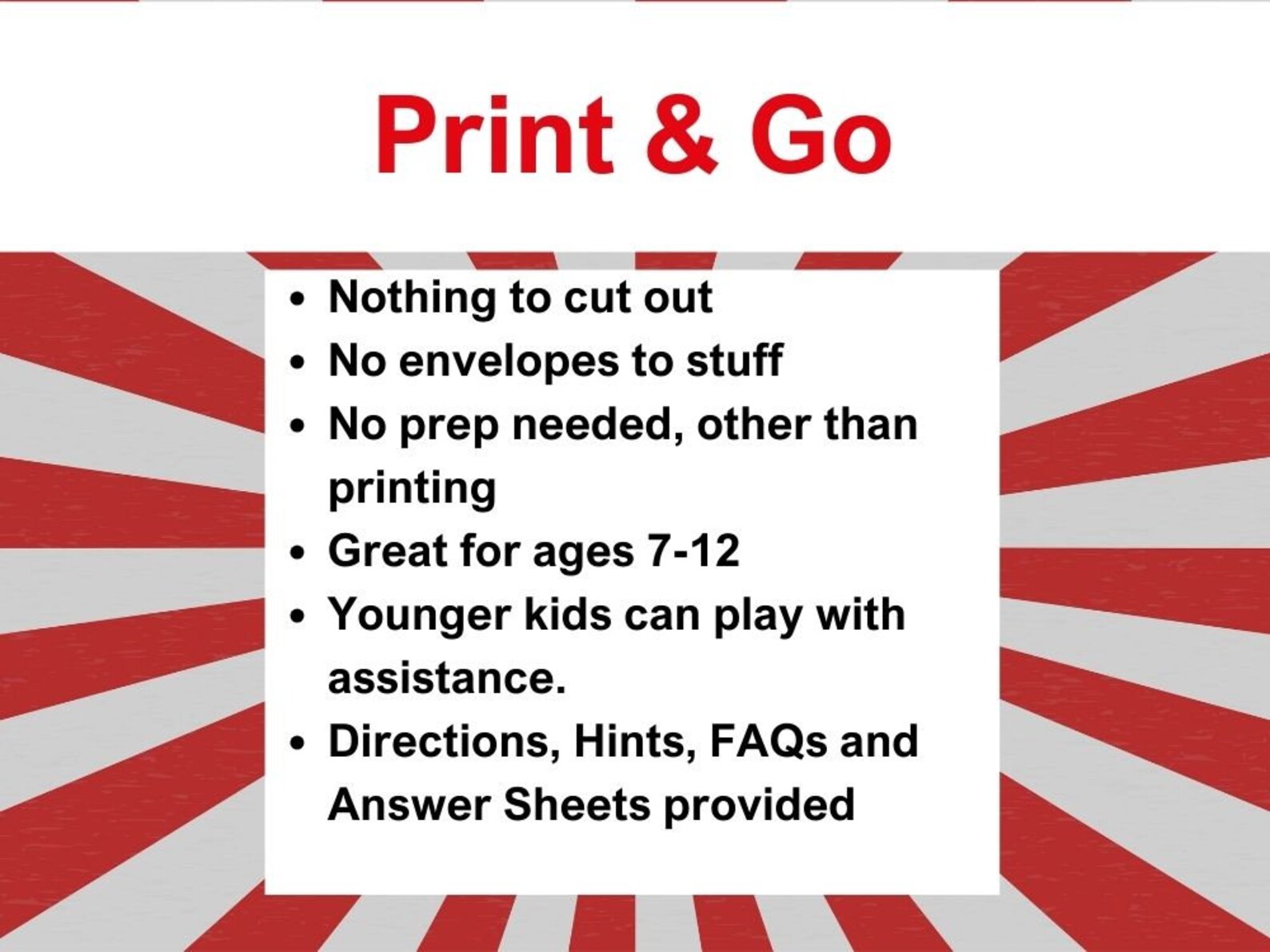 Circus Mystery Escape Room for Kids: Printable Puzzle Game (ages 7-12 ...