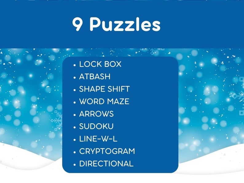 Escape Room for Kids - Winter Break Escape - Ages 7-12 - Etsy