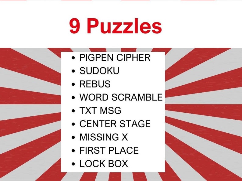 Circus Mystery Escape Room for Kids: Printable Puzzle Game (ages 7-12 ...
