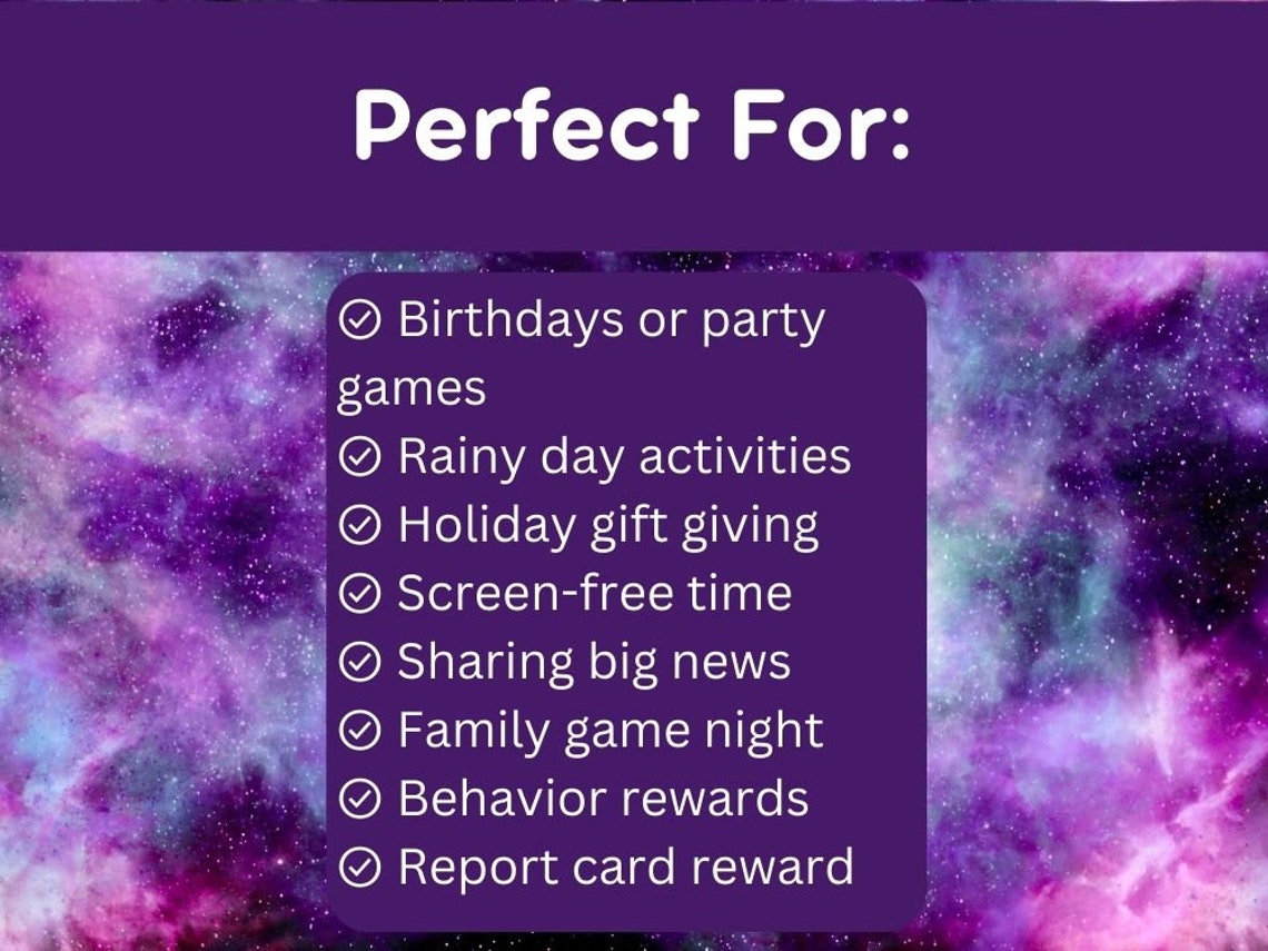 Space Scavenger Hunt for Kids - Galactic Expedition Quest - Ages 6-13 ...