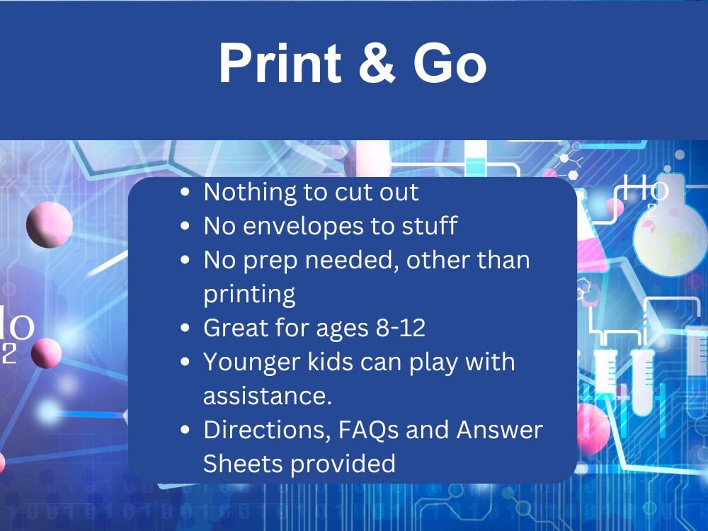 Escape Room for Kids - Mad Scientist Mystery - Printable Escape Room ...